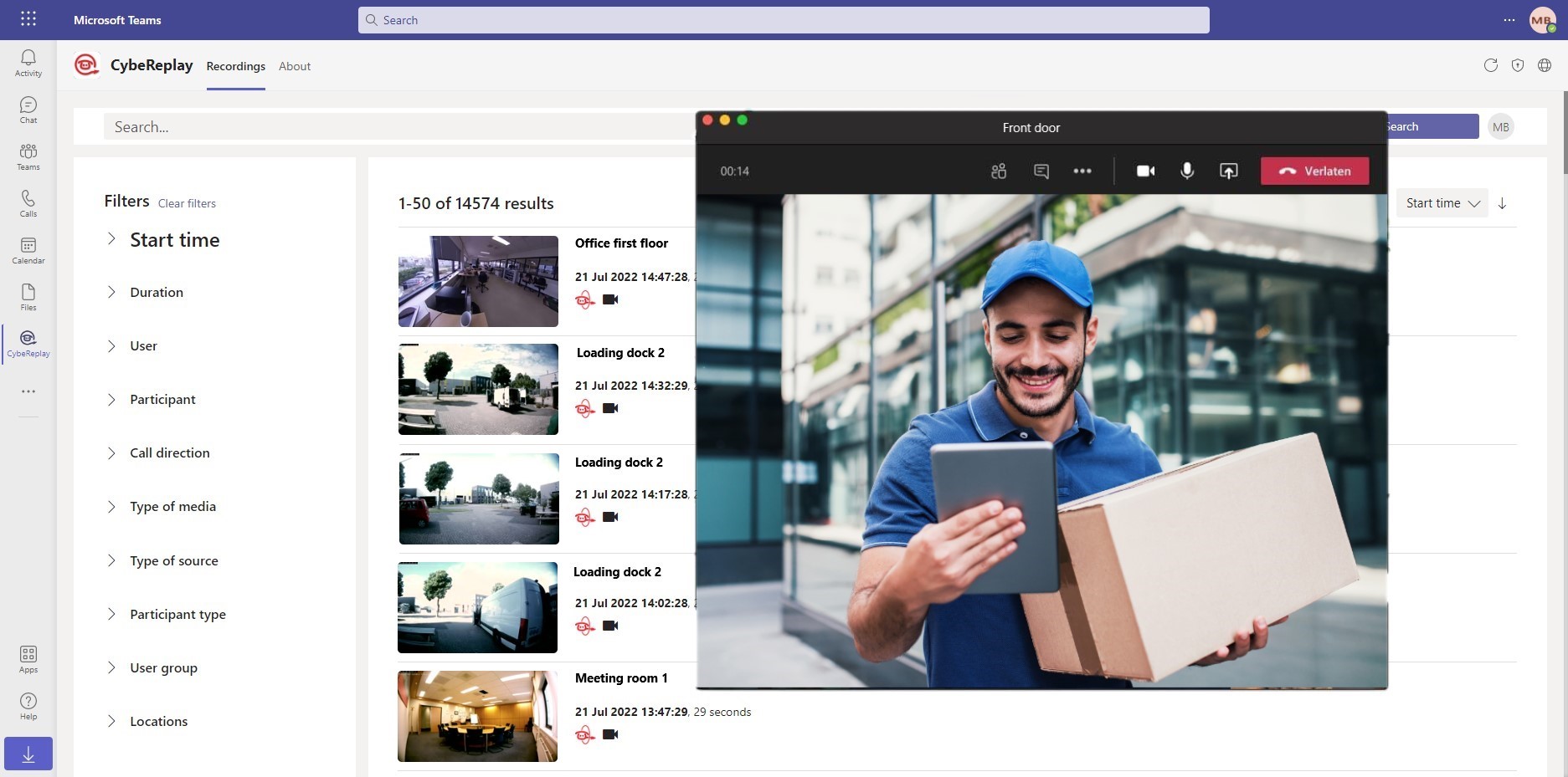 Record & Replay - ATTEST Replay shows and records door activity