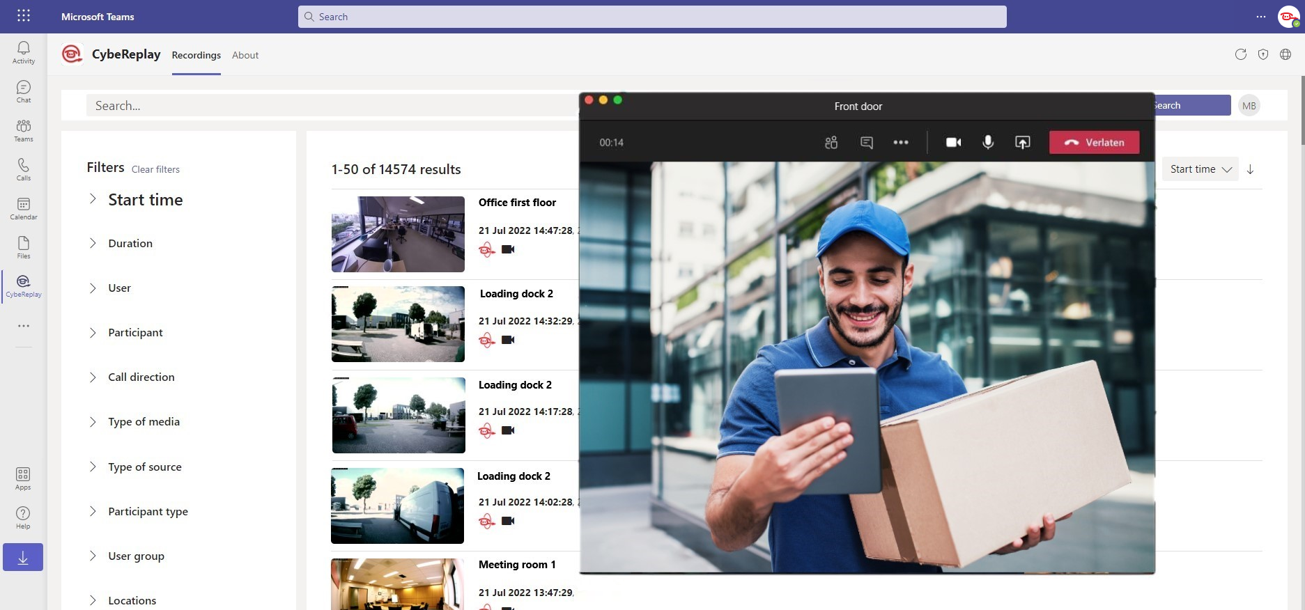 Connect your SIP Intercom to Microsoft Teams via CyberGate